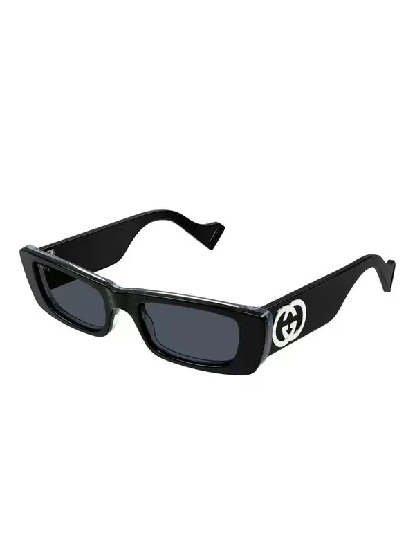 Gucci Rectangle Logo Sunglasses