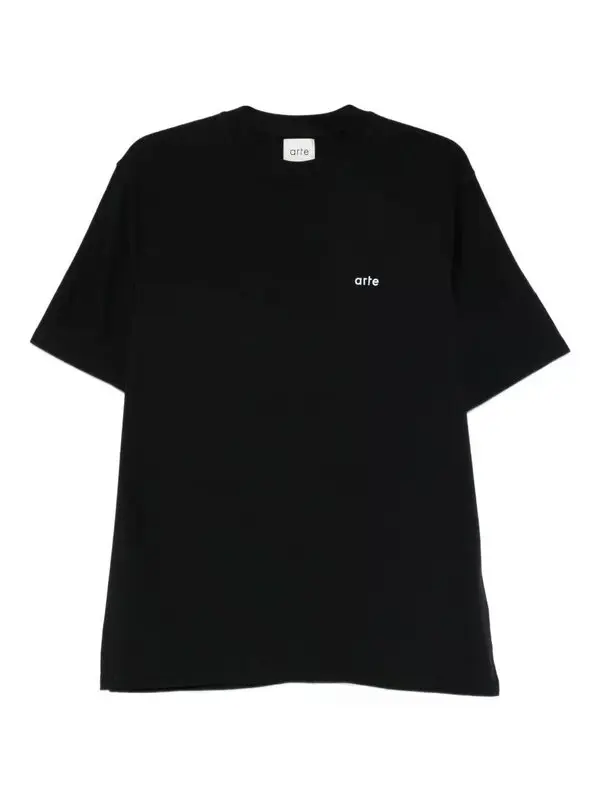 ARTE ANTWERP Logo-print T-shirt - Black