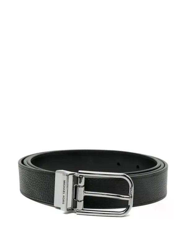 Michael Kors Leather Reversible Belt - Black