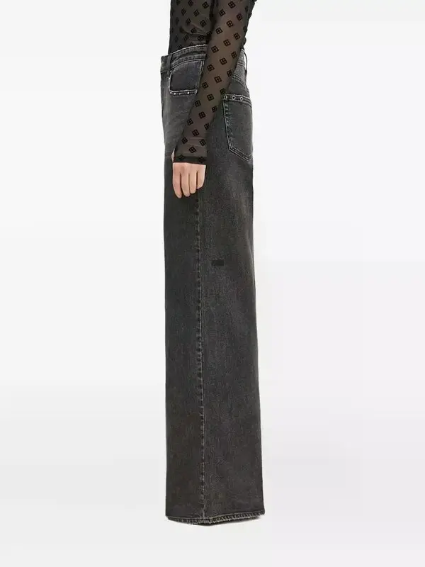 Ksubi Strider Stretch Lovestruck Jeans With Cross Detail - Black