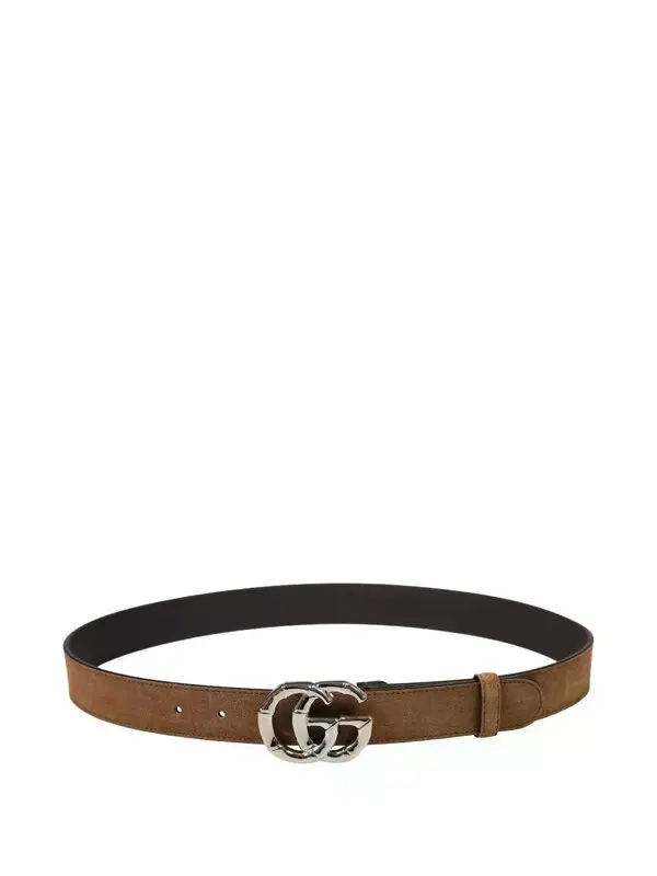 Gucci Double G Belt - Brown