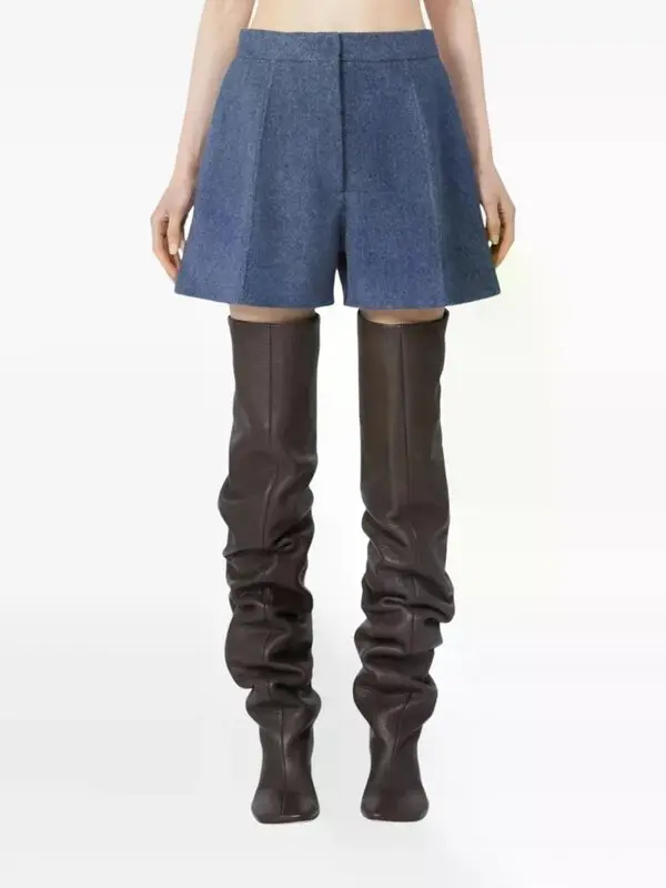 Sportmax Runway Wool Shorts