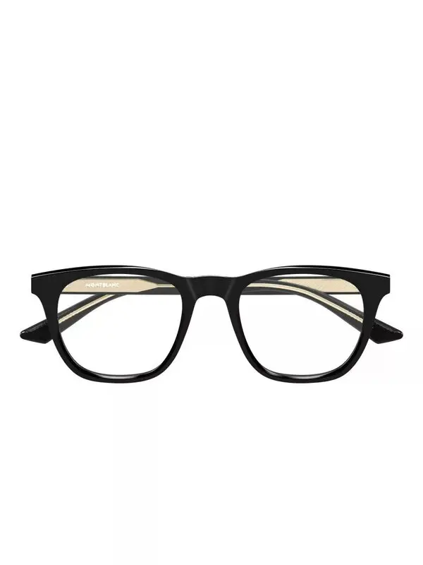 Montblanc Square Frame Eyeglasses - Black