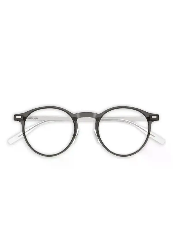 Montblanc Round-frame Eyeglasses - Grey