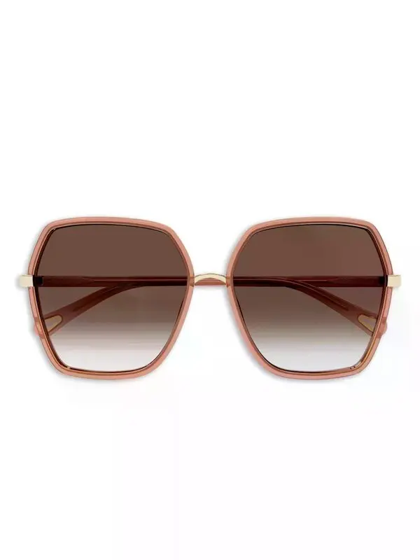 Chloé Geometric Ch0262s Sunglasses - Red