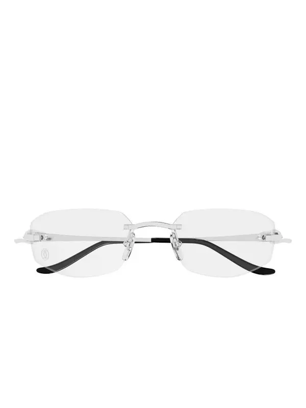 CARTIER Panthère Rimless Eyeglasses - Grey