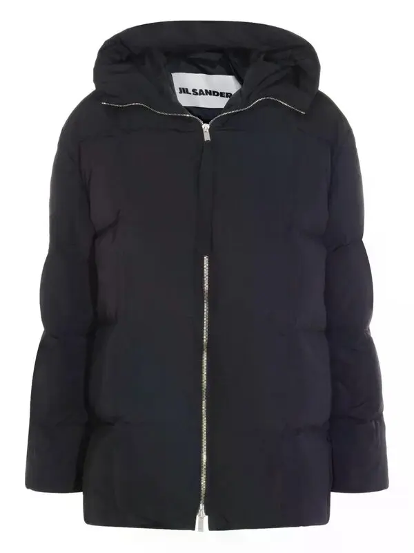 JIL SANDER Hooded Zip Coat