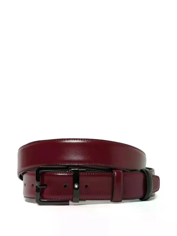 Montblanc Reversible Leather Belt - Red