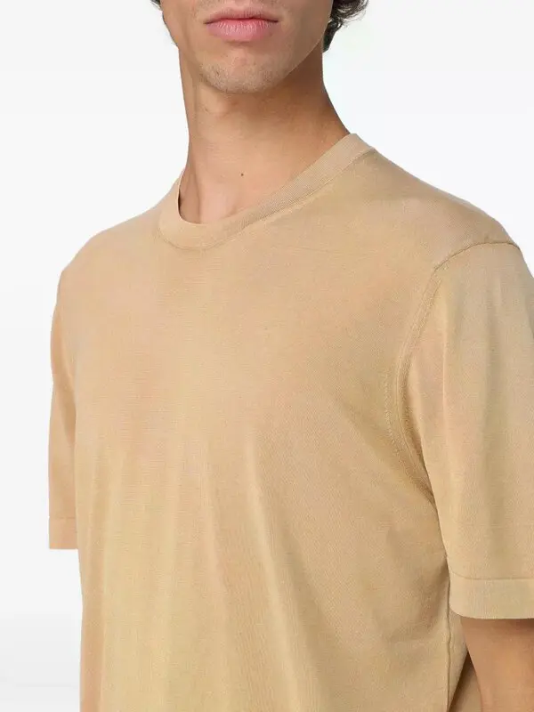 DRUMOHR Short-sleeve Frosted T-shirt - Neutrals