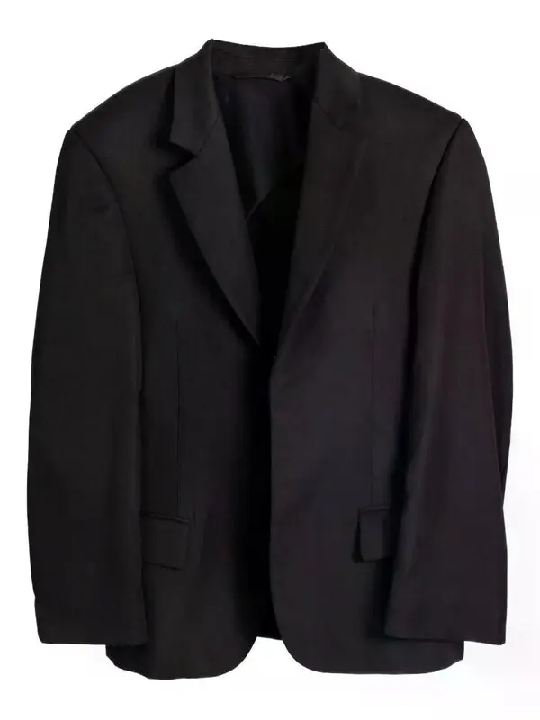 Balenciaga Padded-shoulder Single-breasted Blazer