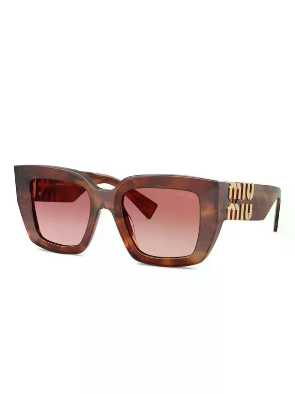 Miu Miu Geometric Frame Sunglasses