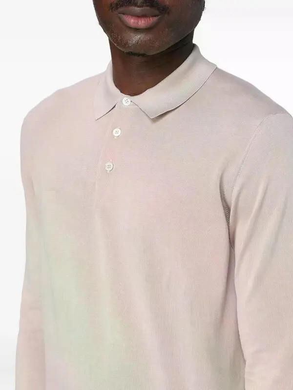 DRUMOHR Long-sleeve Polo Shirt - Pink