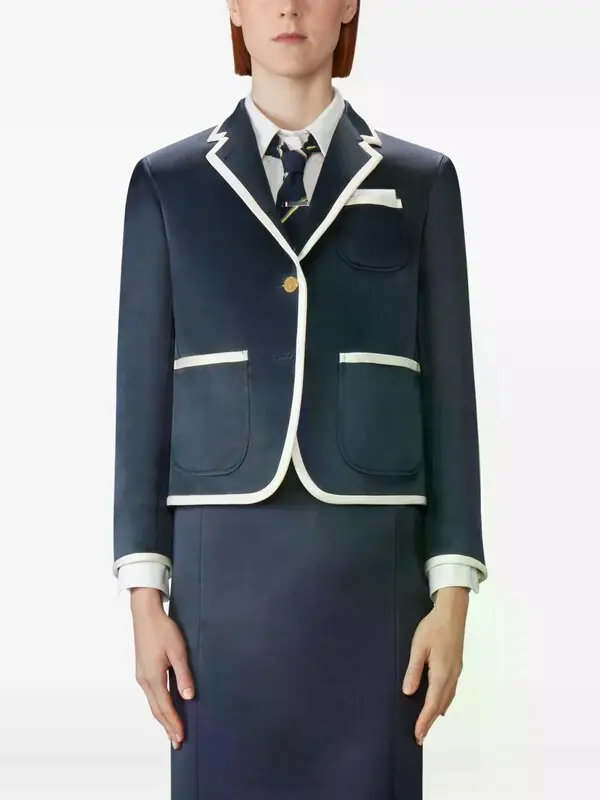 Thom Browne Duchess Satin Blazer