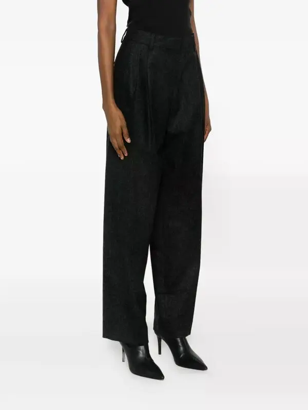 TOTEME Double-pleat Trousers - Black