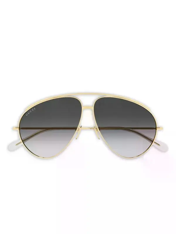 Gucci Pilot-frame Sunglasses - Gold