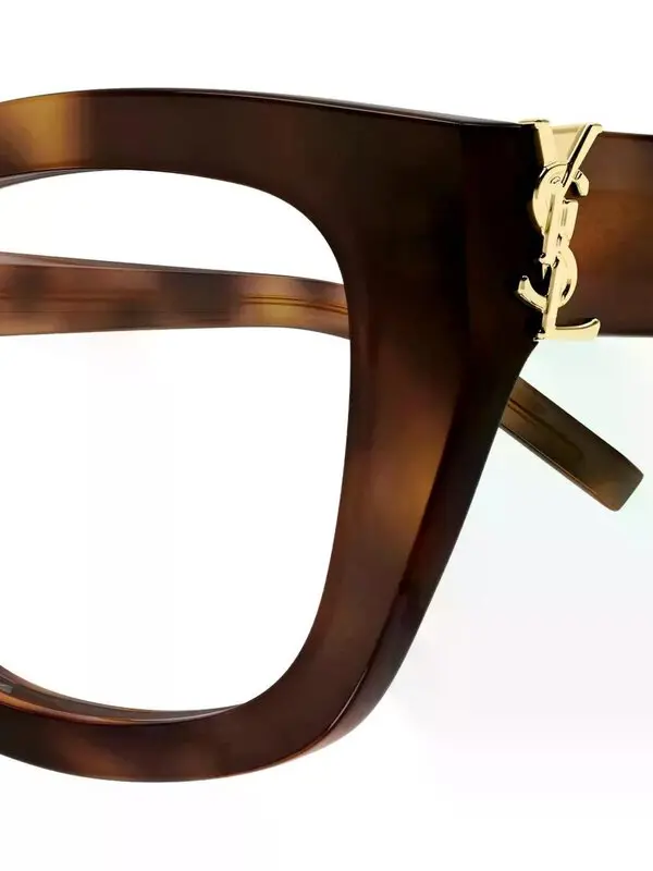 Saint Laurent Cat-eye Glasses - Brown