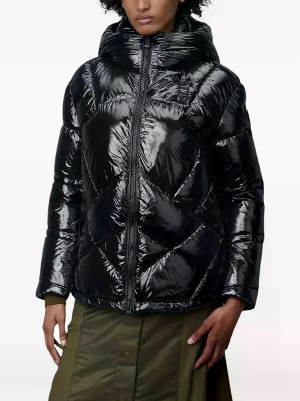 BLAUER. Hooded Quilted Jacket