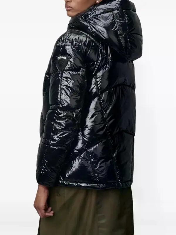BLAUER. Hooded Quilted Jacket