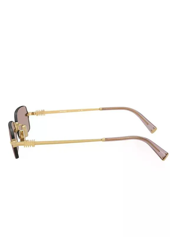 Miu Miu Rectangle-frame Sunglasses