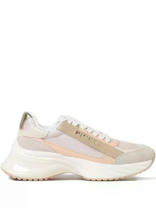 Pinko Ariel Lace-up Sneakers - Neutrals