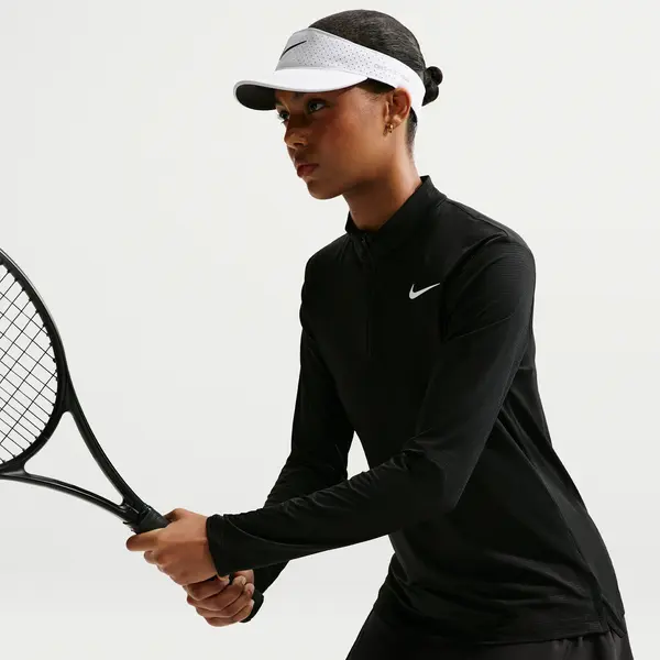 Nike Victory Dri-fit 1/4-zip Golf Top - Black