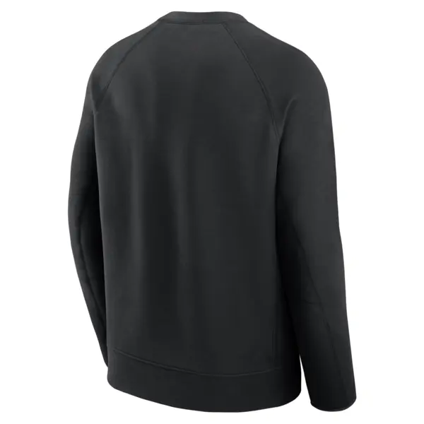 Nike Los Angeles Dodgers Tech Fleece Mlb Pullover Crew - Black