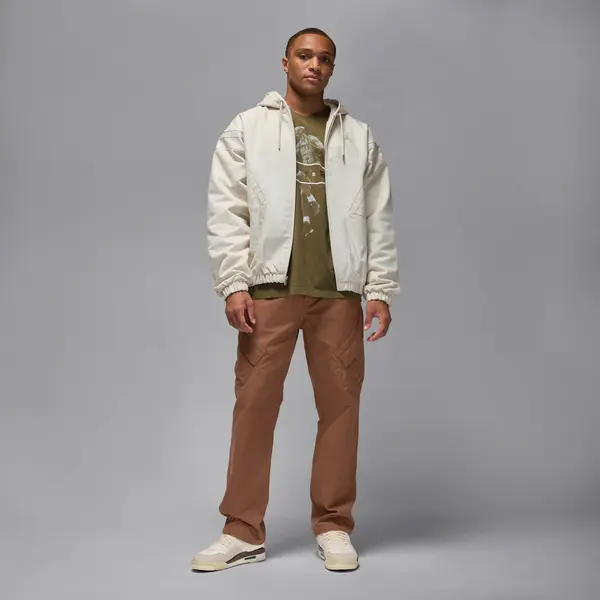 JORDAN Flight Draft Jacket - Brown