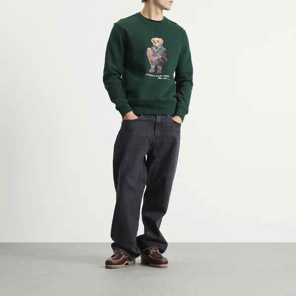 Polo Ralph Lauren Holiday Bear Sweatshirt - Moss Agate