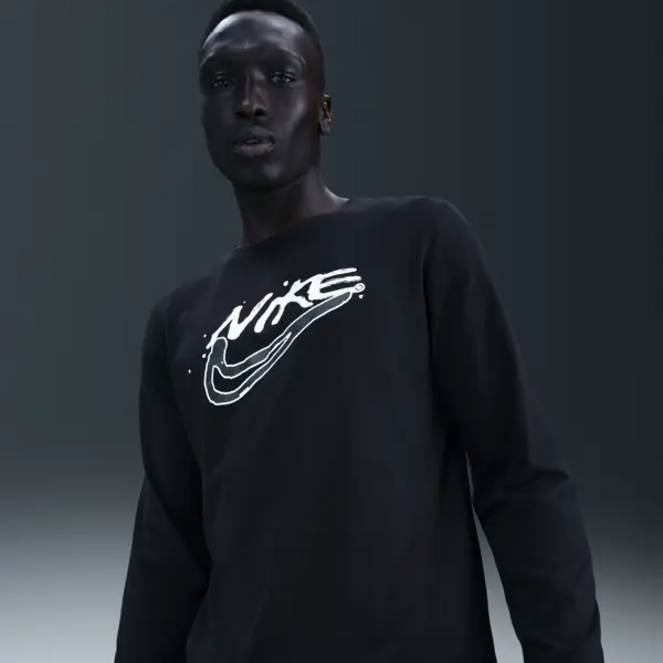 Nike Dri-fit Long-sleeve Top - Black