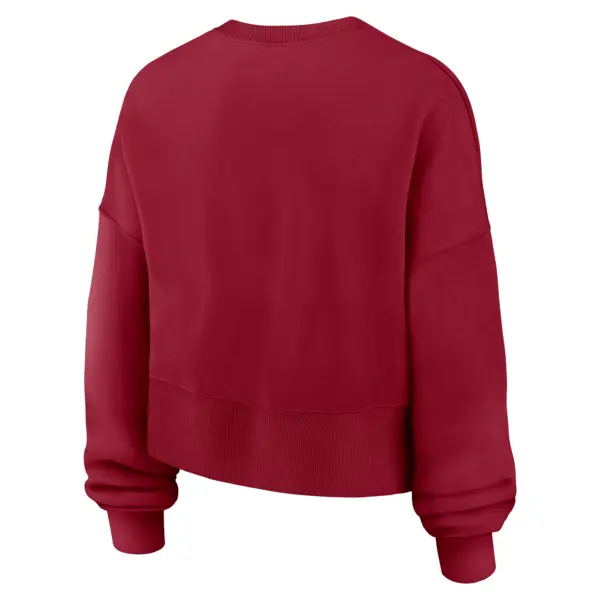 Nike Stanford Phoenix Arch College Pullover Crew - Red