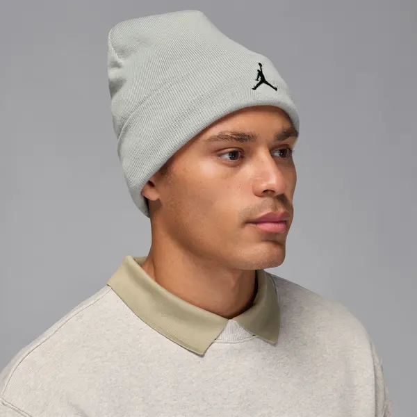 JORDAN Peak Satin-lined Beanie - Grey