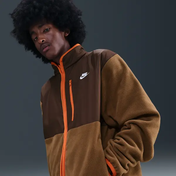 Nike Sportswear Club Winterized Full-zip Jacket - Brown