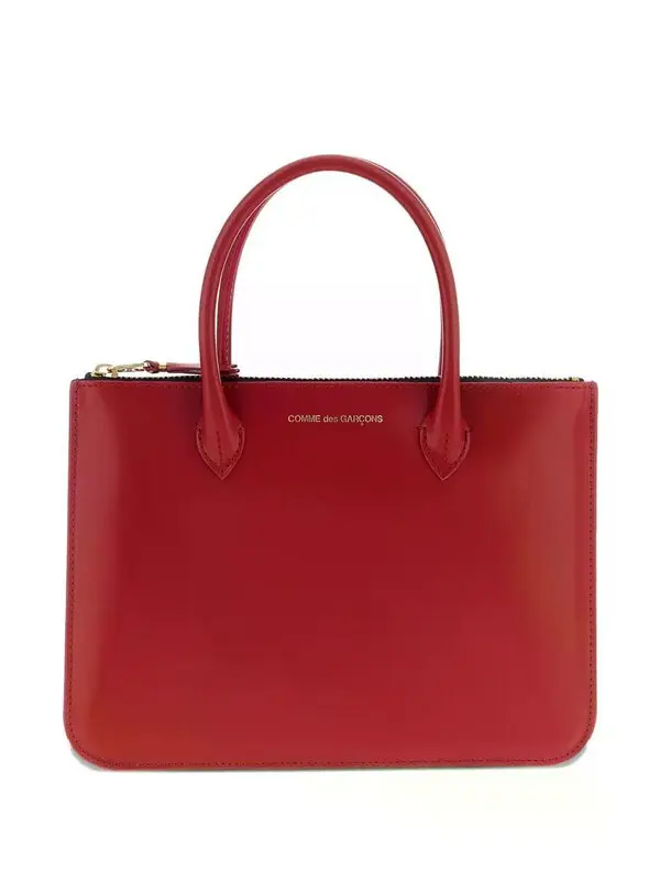 Comme Des Garçons Handles Leather Wallet - Red
