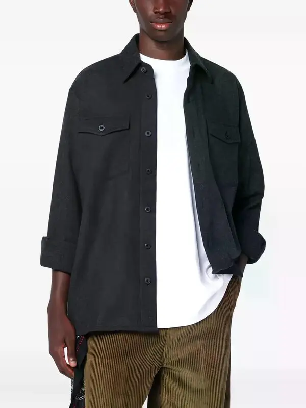 Destin Long Sleeve Pocket Shirt - Grey