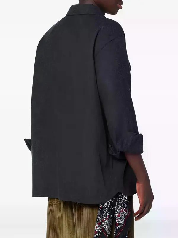 Destin Long Sleeve Pocket Shirt - Grey