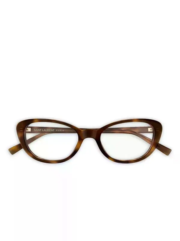 Saint Laurent Cat-eye Glasses - Brown