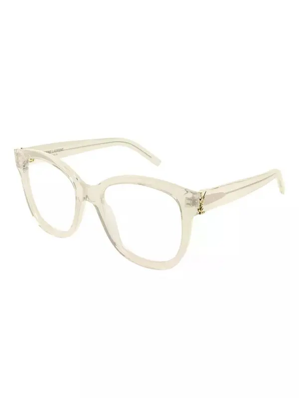 Saint Laurent Geometric Logo Glasses