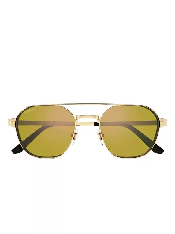 CARTIER Pilot Frame Browline Sunglasses