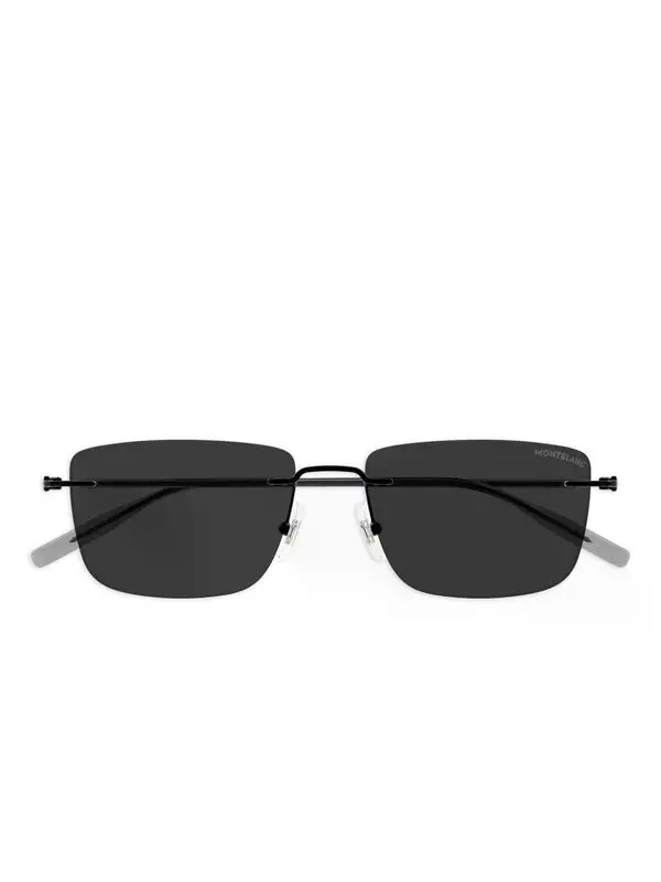 Montblanc Square-frame Sunglasses - Black