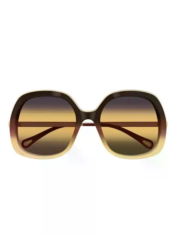 Chloé Round Sunglasses - Brown