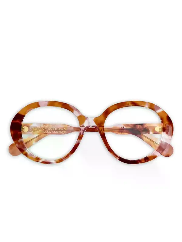 Chloé Round Frame Eyeglasses - Brown