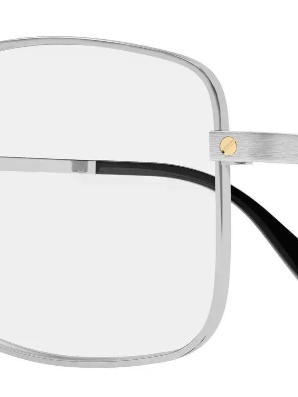 Cartier Rectangle-frame Glasses - Grey