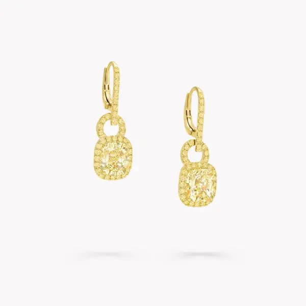 Graff Icon 8 Cushion Diamond Earrings