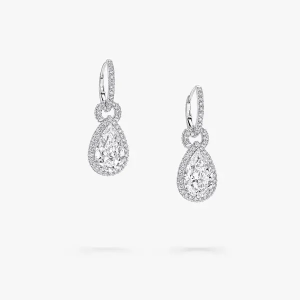 Graff Icon 8 Pear Shape Diamond Earrings