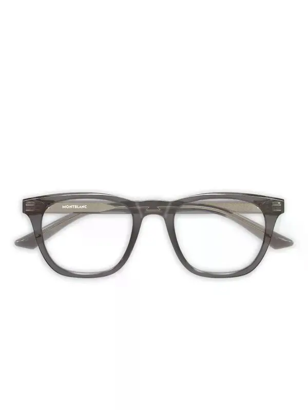 Montblanc Round-frame Glasses - Grey