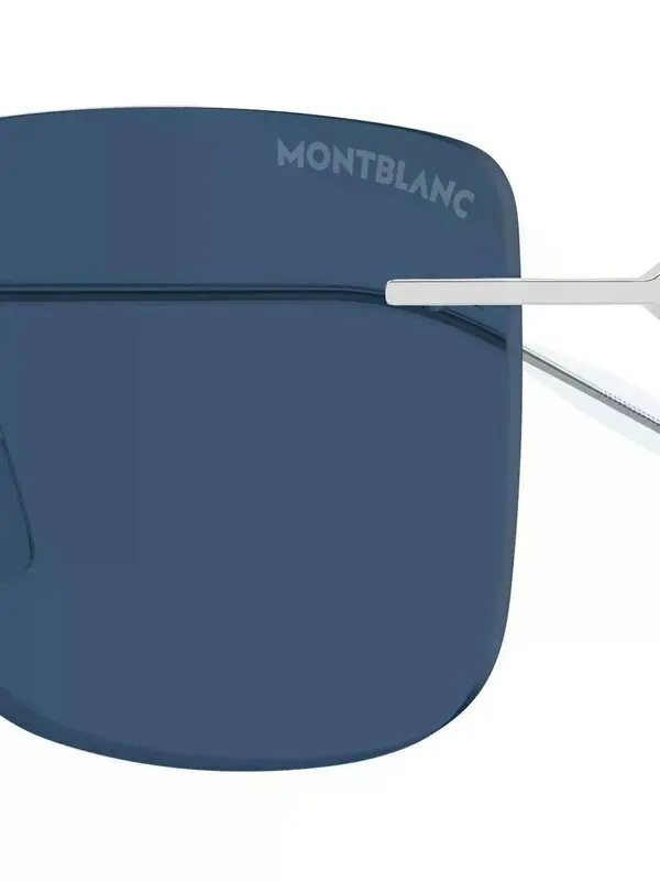 Montblanc Rectangle Sunglasses - Silver
