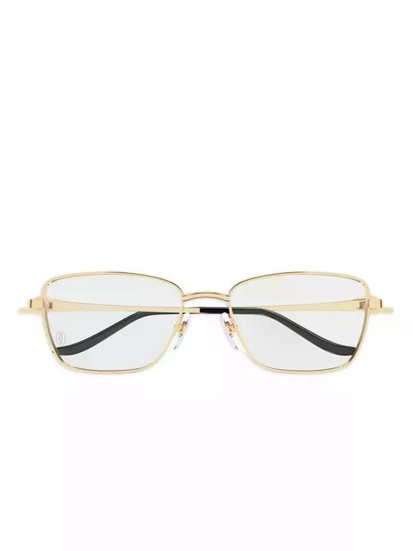 CARTIER Panthère Square-frame Glasses - Gold