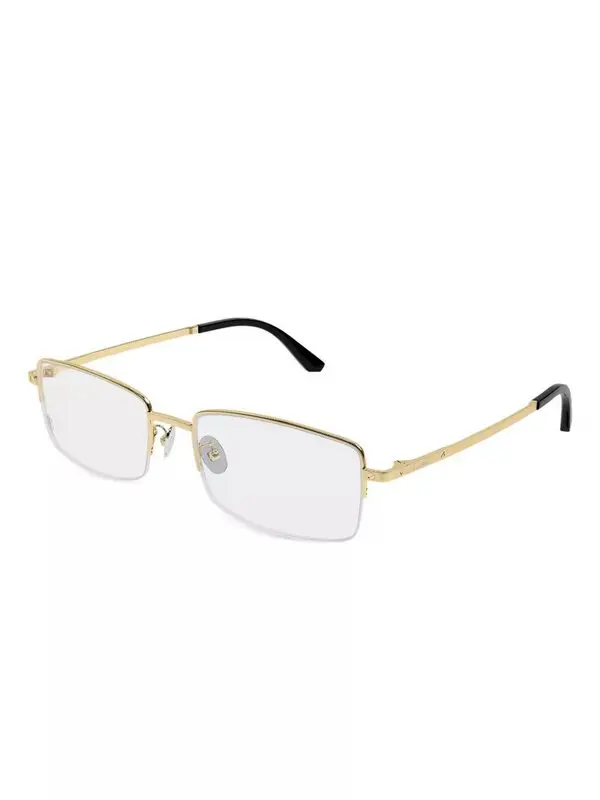 CARTIER Rectangle-frame Glasses - Gold