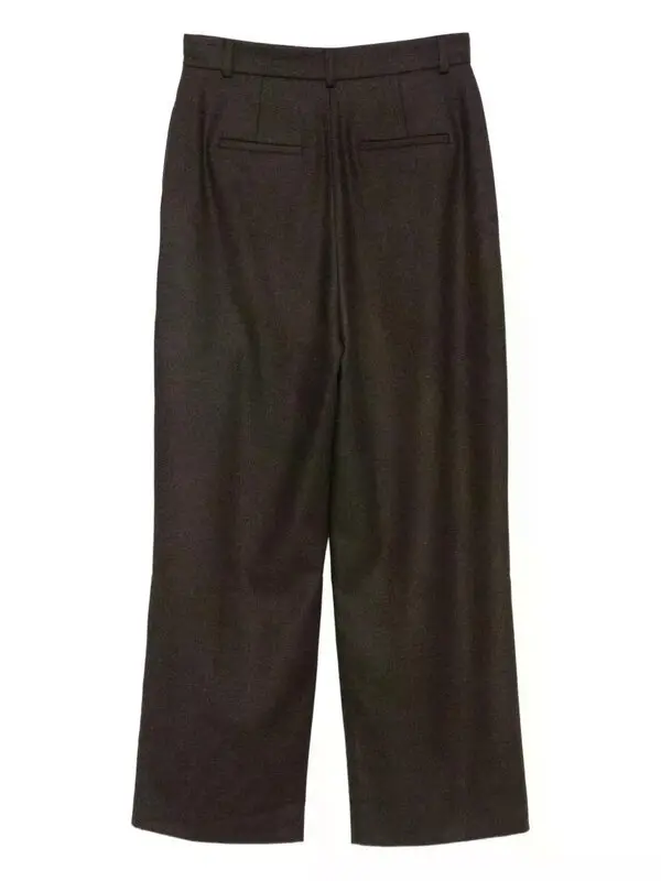 Kiton Pleated Wool Trousers