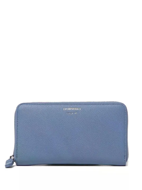 Emporio Armani Faux-leather Wallet - Blue